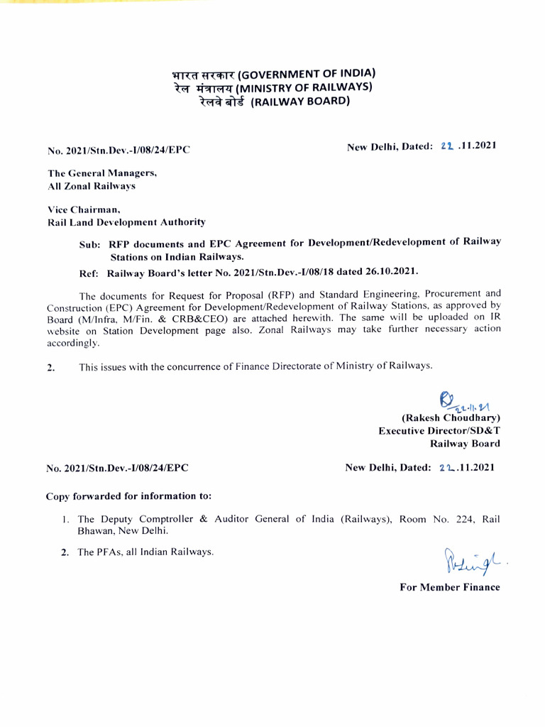 SD - RFP - EPC Documents Approved by Board | PDF