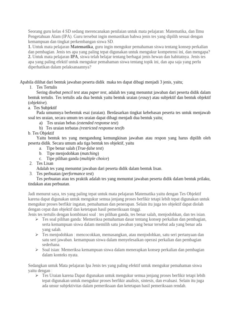 Diskusi 2 Evaluasi Pembelajaran | PDF