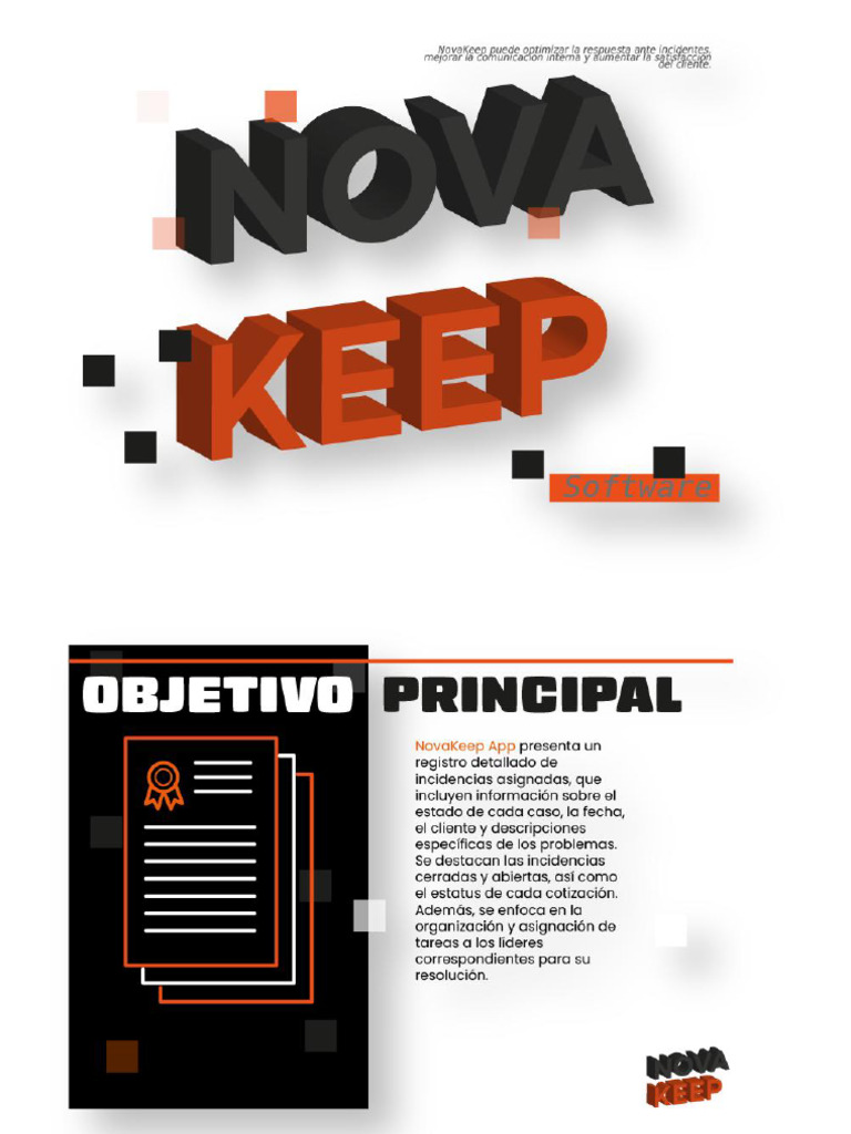Presentación NOVA KEEP | PDF