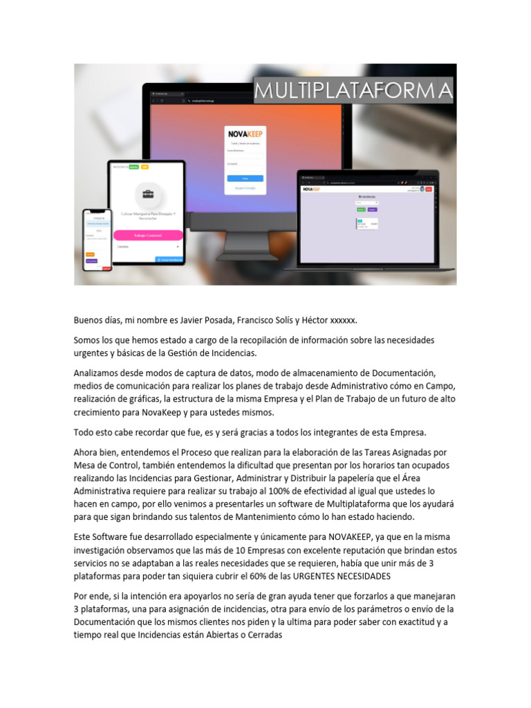 Presentacion App Nova | PDF | Ciencias de la Computación | Software