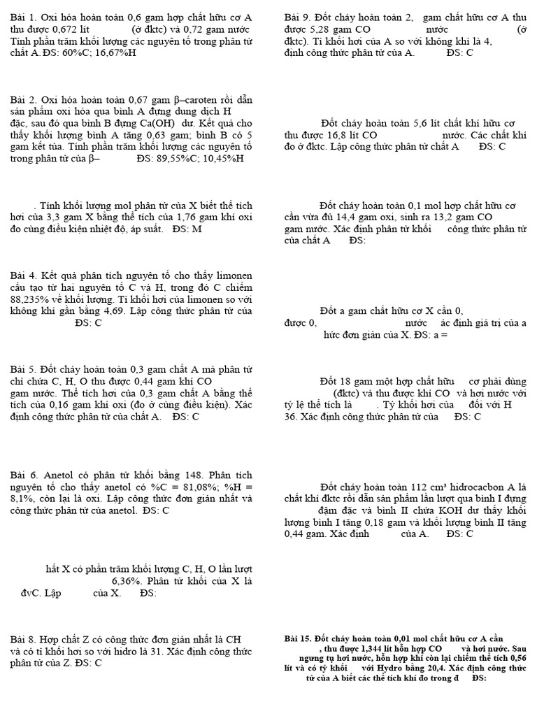 Chuong 4 Dai Cuong Hoa Huu Co | PDF