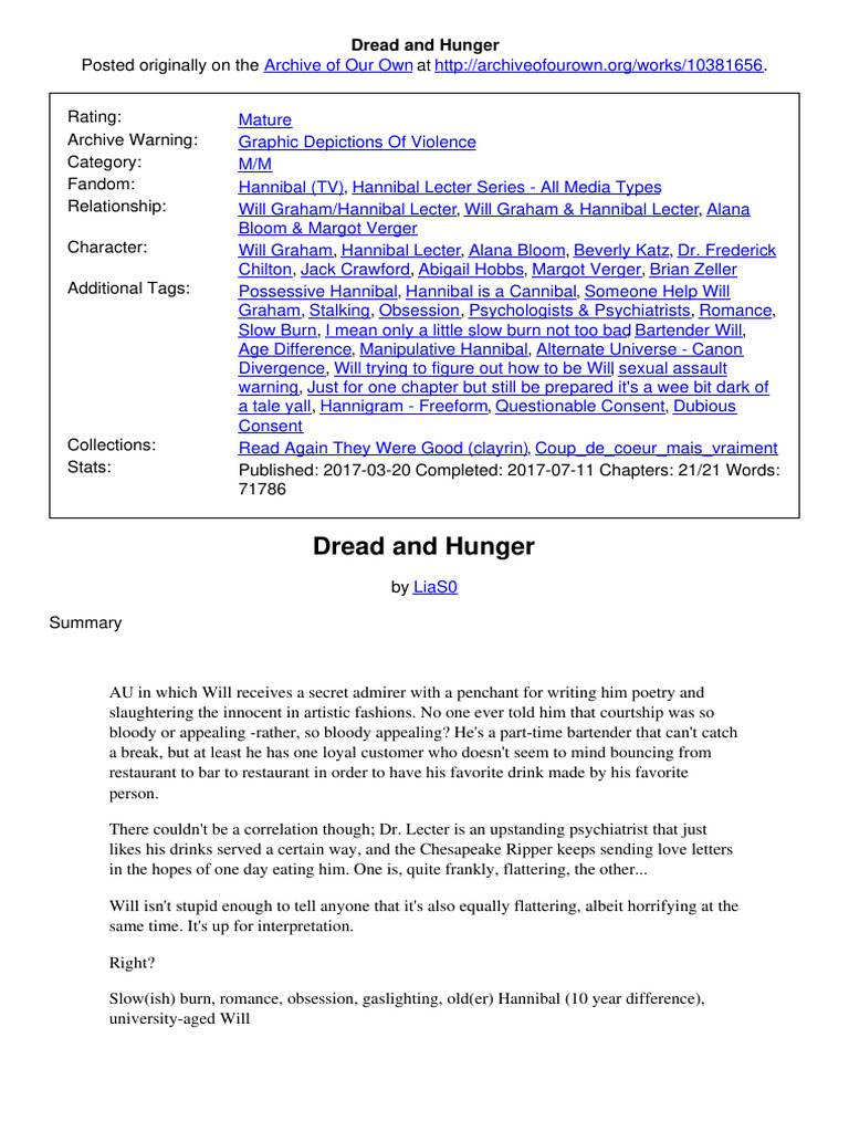 Dread and Hunger | PDF | Poetry