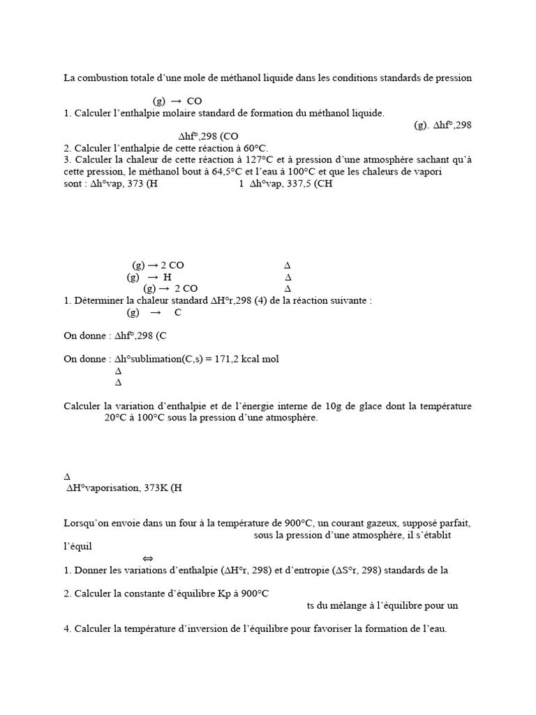 Prepa Rattrapage | PDF | Ph | Équilibre chimique