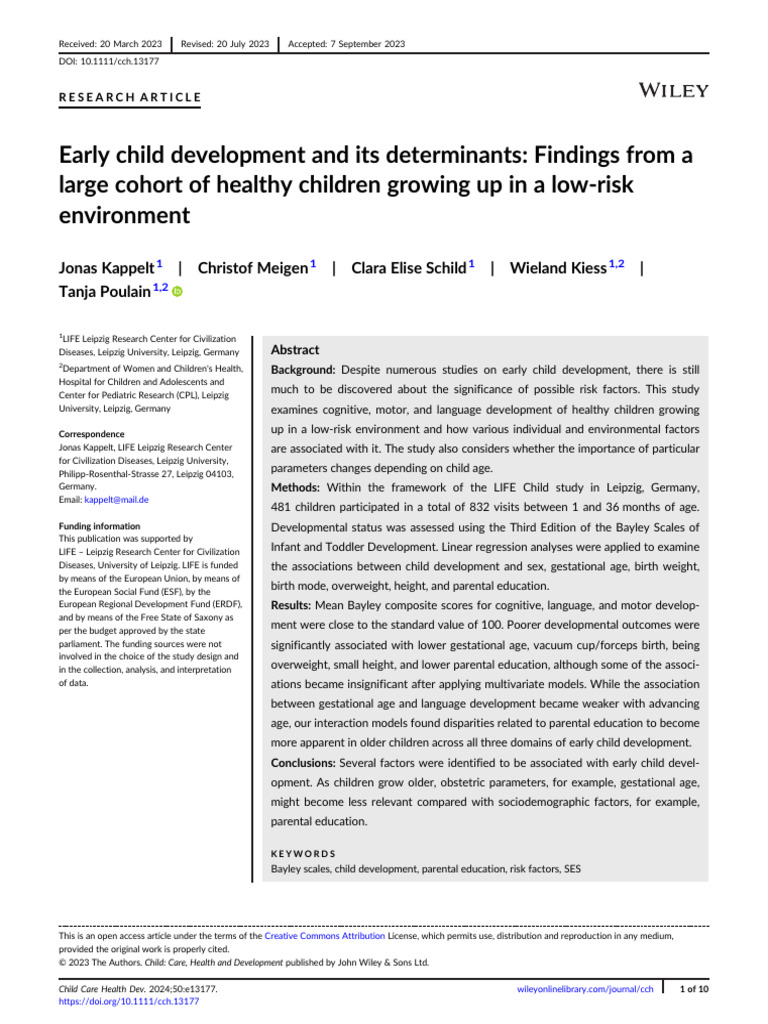 Child Development Factors 6-12 Years | PDF | Child Development | Human ...