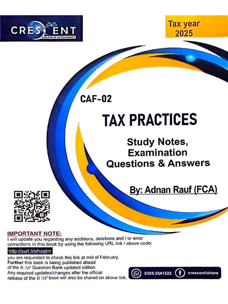 CAF-2 Sir Adnan Rauf - Spring 25 - Compressed | PDF