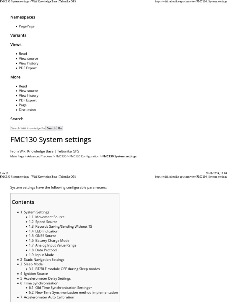 FMC130 System Settings - Wiki Knowledge Base - Teltonika GPS | PDF ...