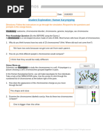 Karyotyping and Chromosomal Disorders | PDF | Karyotype | Chromosome