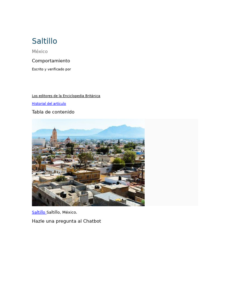 Viva Saltillo | PDF | México