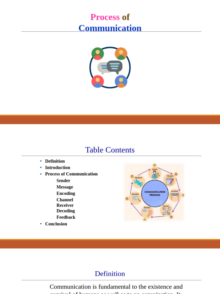Process of Communication | PDF | Communication | Information