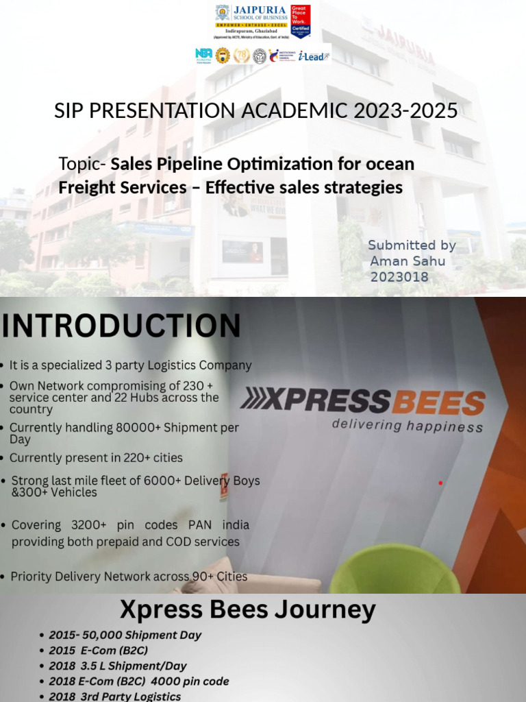 Xpressbees Presentation | PDF | Sales | Logistics