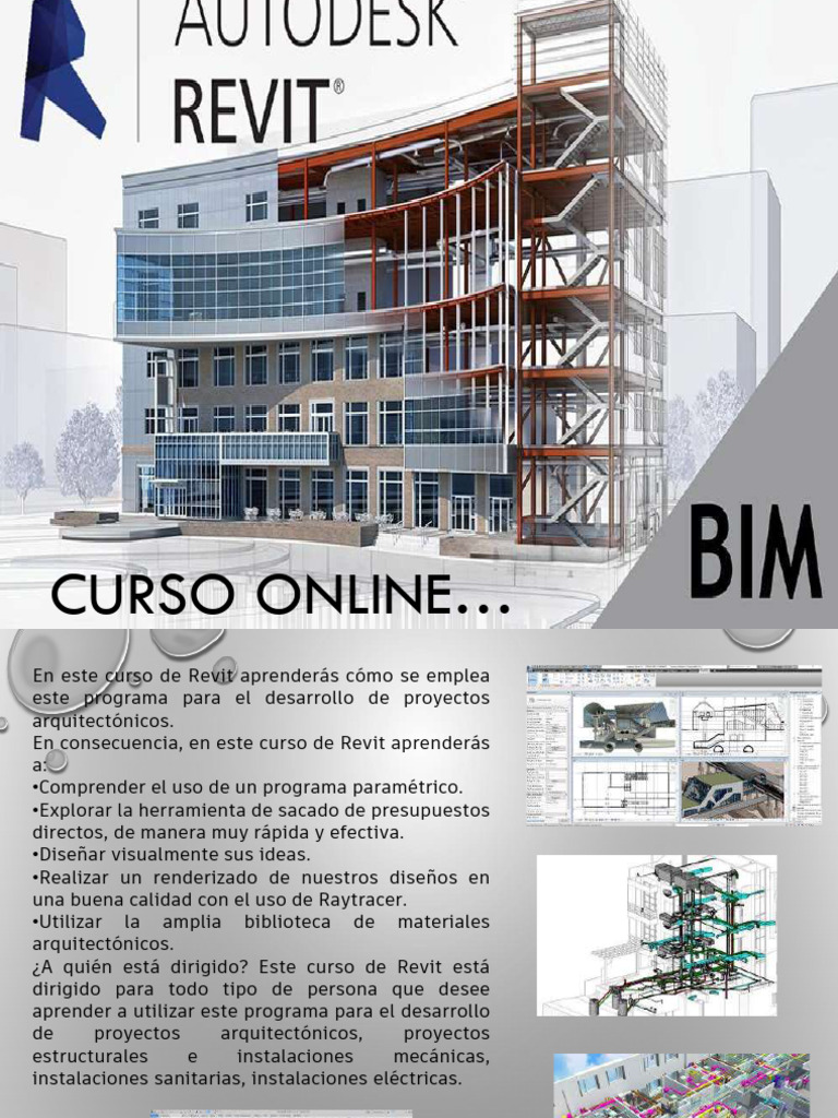 Presentación Curso | PDF | Autodesk Revit | Informática
