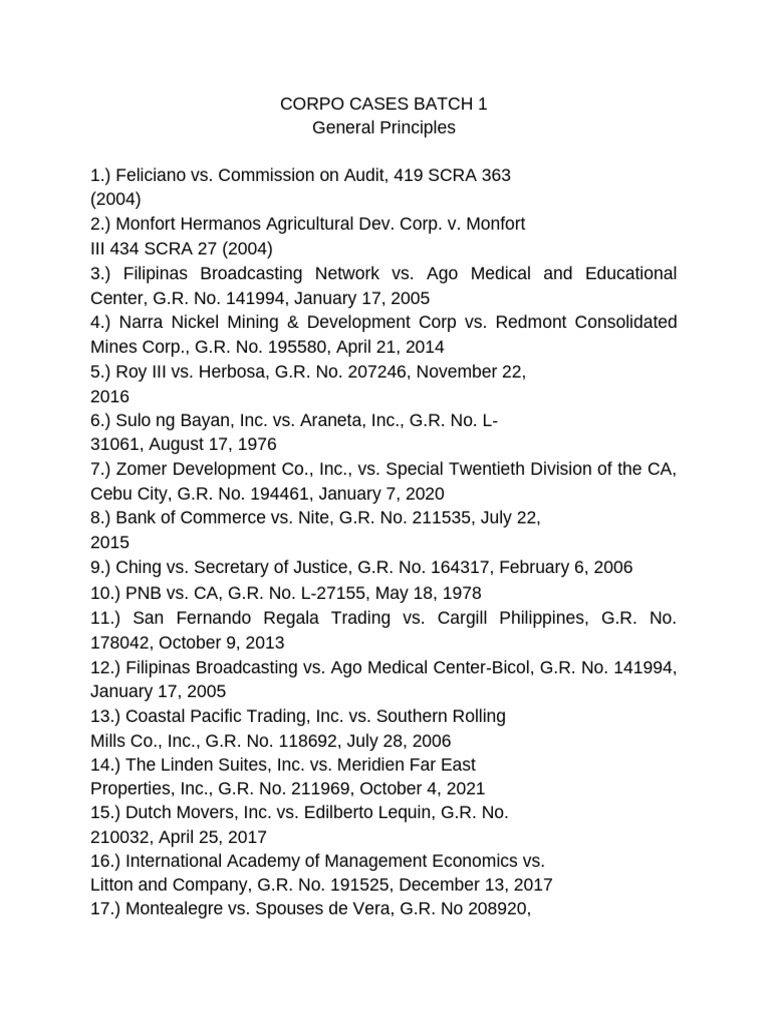 Key Corporate Law Cases Overview | PDF | Defamation | Injunction