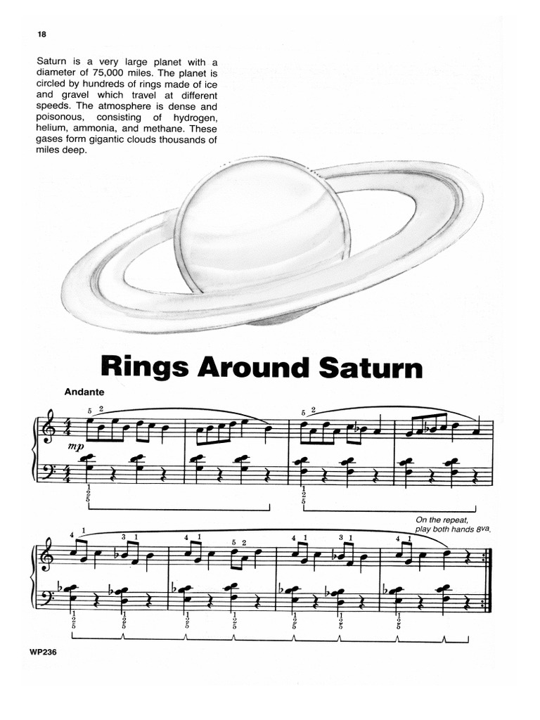 Rings Around Saturn 001 | PDF