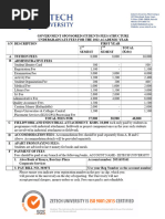 Zetech University 2024 Fee Structure | PDF | Fee | Payments