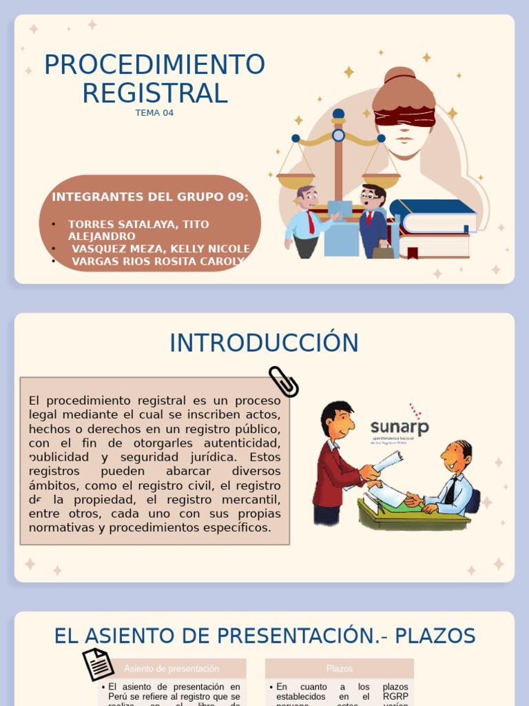 Procedimiento Registral en Perú | PDF | Apelación | Justicia