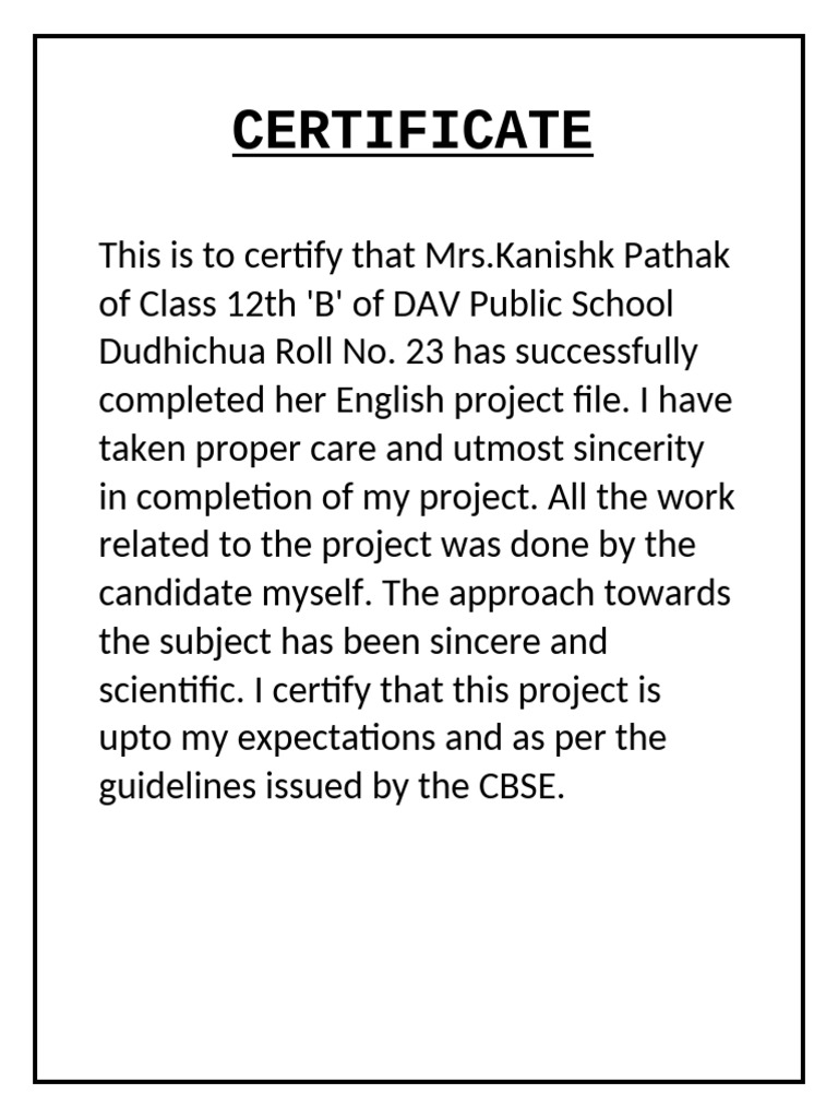 Class 12 ENGLISH ALS PROJECT 1 | PDF | Empowerment | Gender Studies