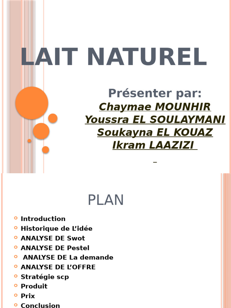 Lait Naturel | PDF | Lait | Produits laitiers