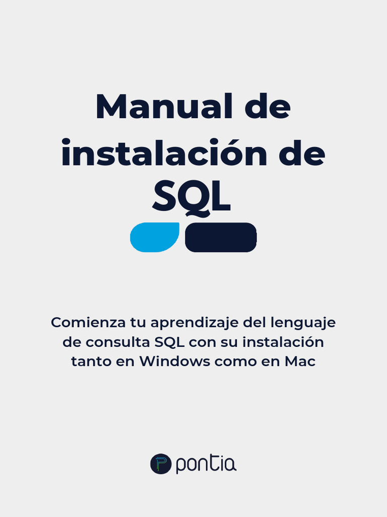 REGALO - Manual de Instalación de SQL | PDF | SQL | Mi sql