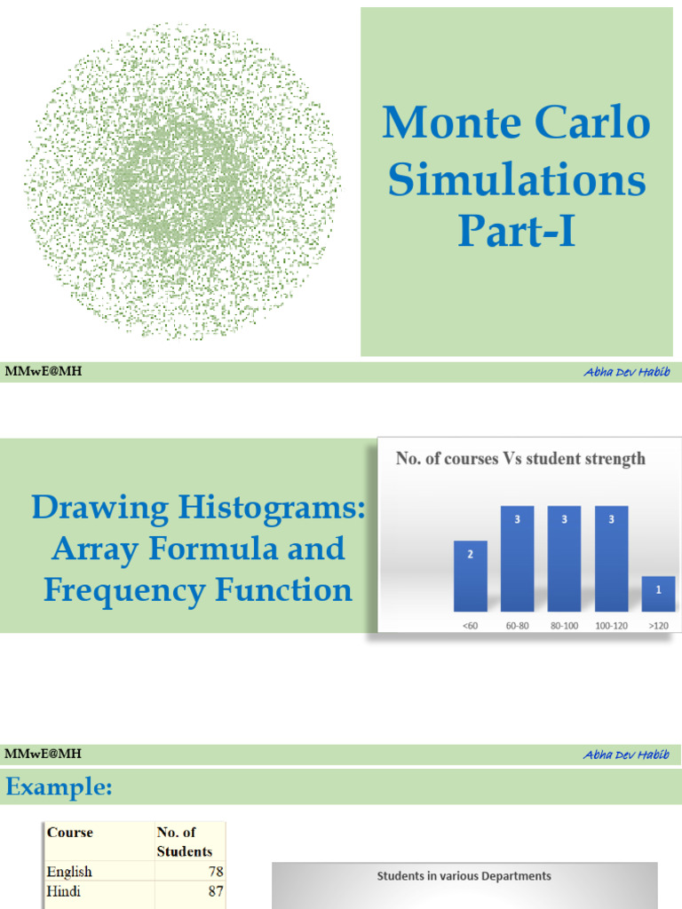 MMwE L9 Monte Carlo I | PDF | Probability Distribution | Probability Density Function