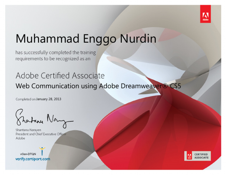 AdobeDreamweaverCS5 (Sertifikat Enggo) | PDF