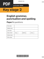 Ks2 English 2025 Reading Answer Booklet | PDF | Copyright