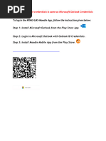 OULMS Login Guide - 1 H | PDF