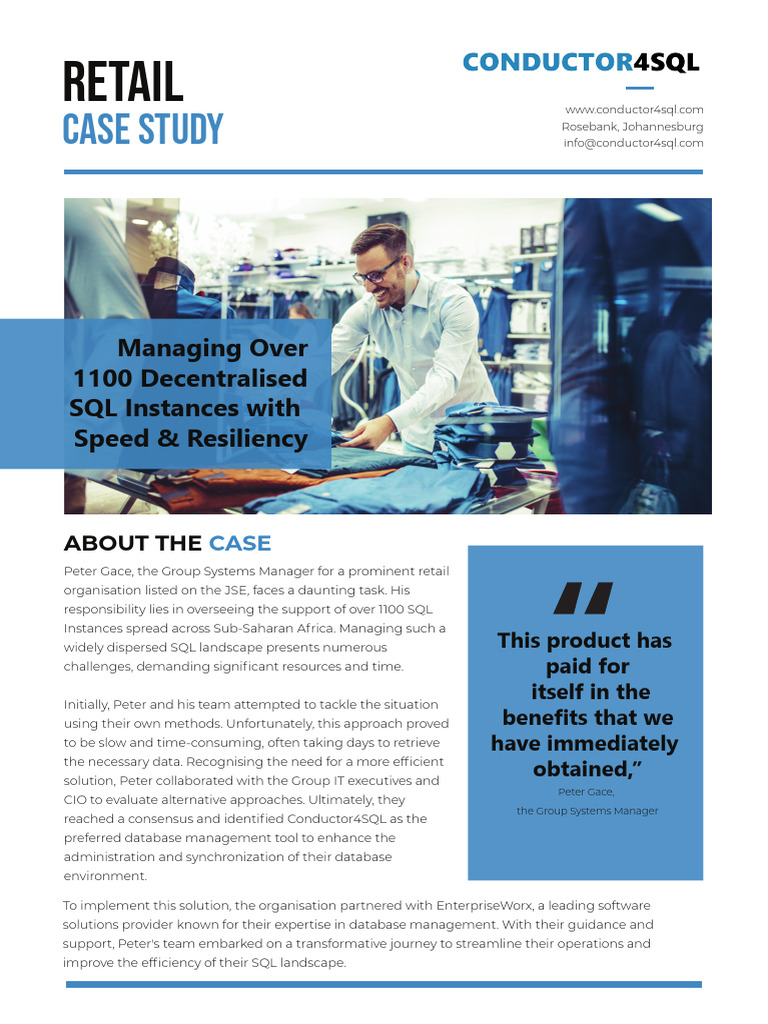 C4SQL Peter Gace CAse Study | PDF | Databases | Sql