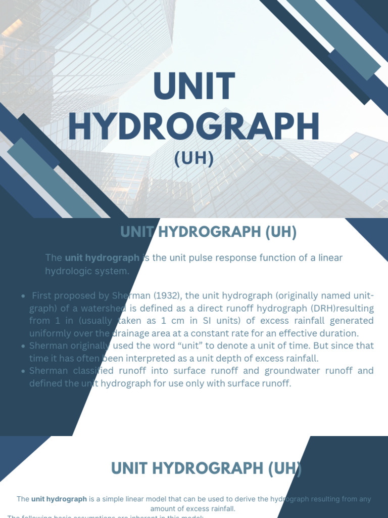 UNIT HYDROGRAPH.pdf | PDF | Erosion | Surface Runoff