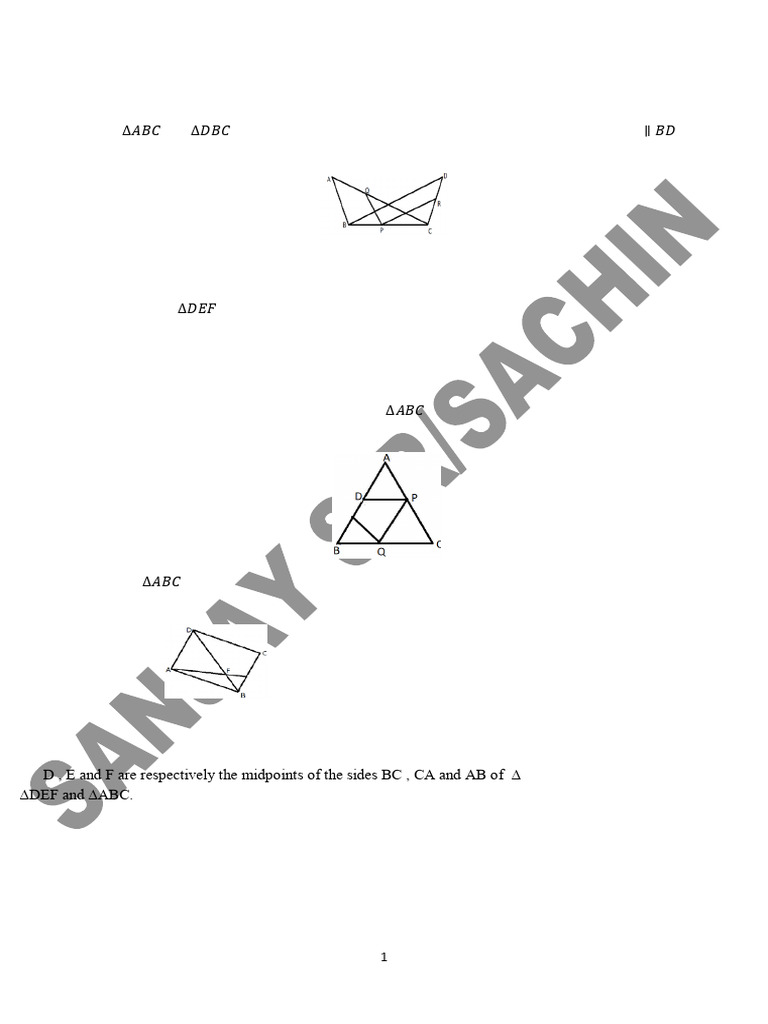 TRIANGLE | PDF | Triangle | Area