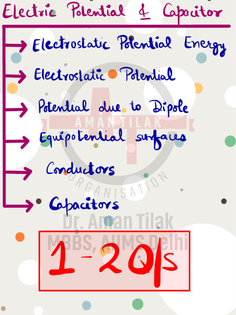 2 Electrostatic Potential and Capacitance | PDF | Electrostatics ...