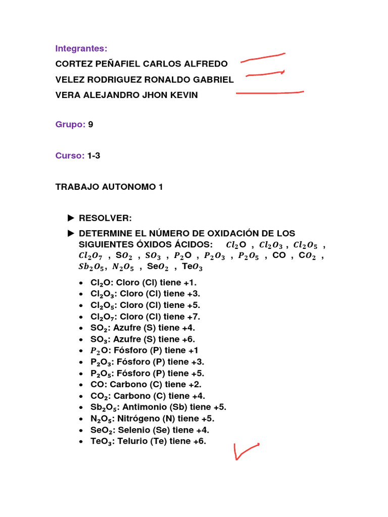 Velez Rodriguez Ronaldo Gabriel - 137544 - 0 | PDF | Hidróxido | Óxido