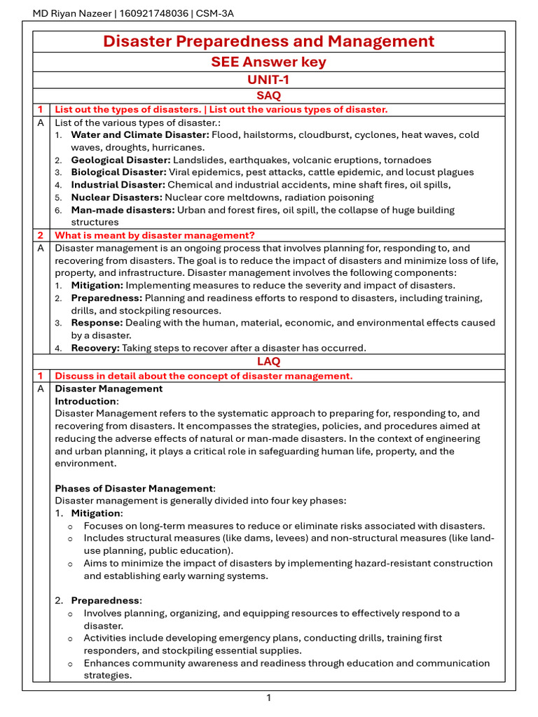 DPM See Imp Ae | PDF | Emergency Management | Disaster Risk Reduction