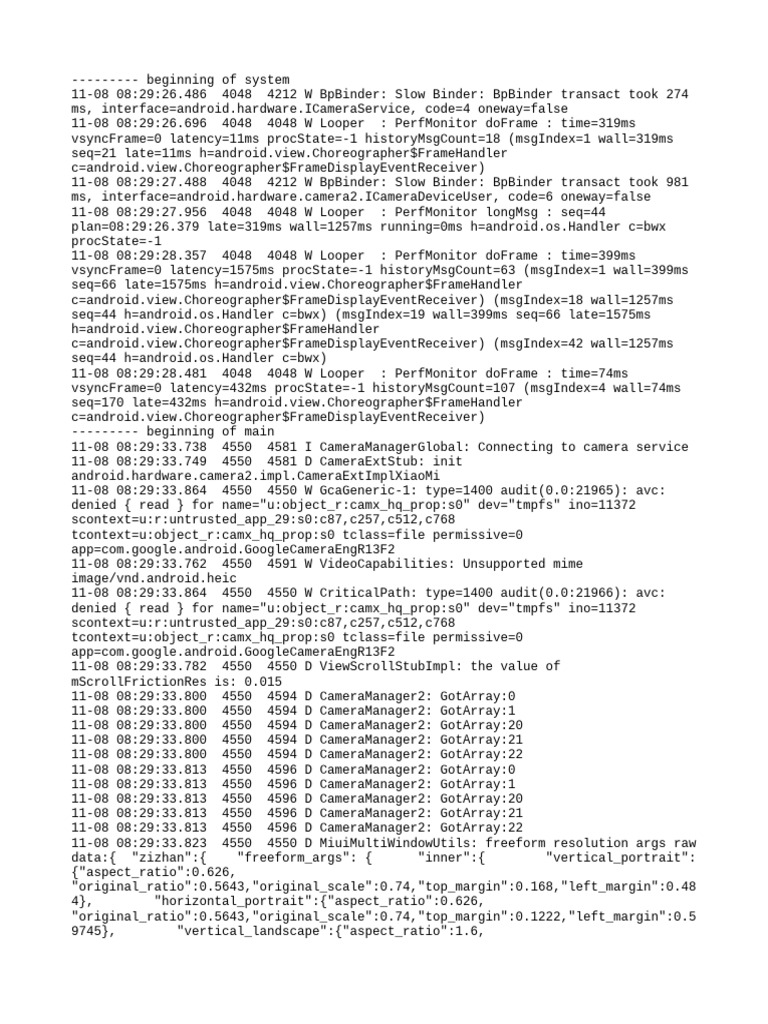 Log Cat 1731034773631 | PDF | Computer Science | Computing