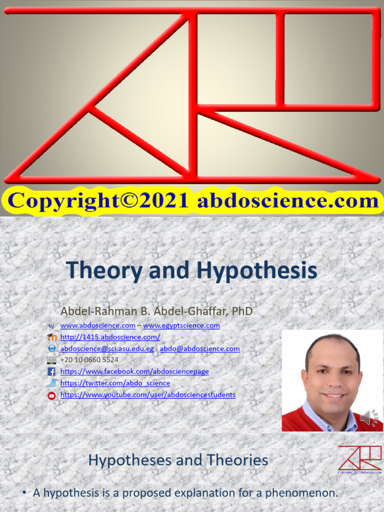 4 - Lecture 4 - Theory and Hypothesis | PDF