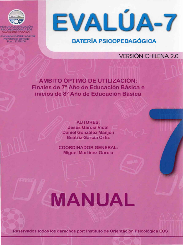 Manual - Evalúa 7 | PDF
