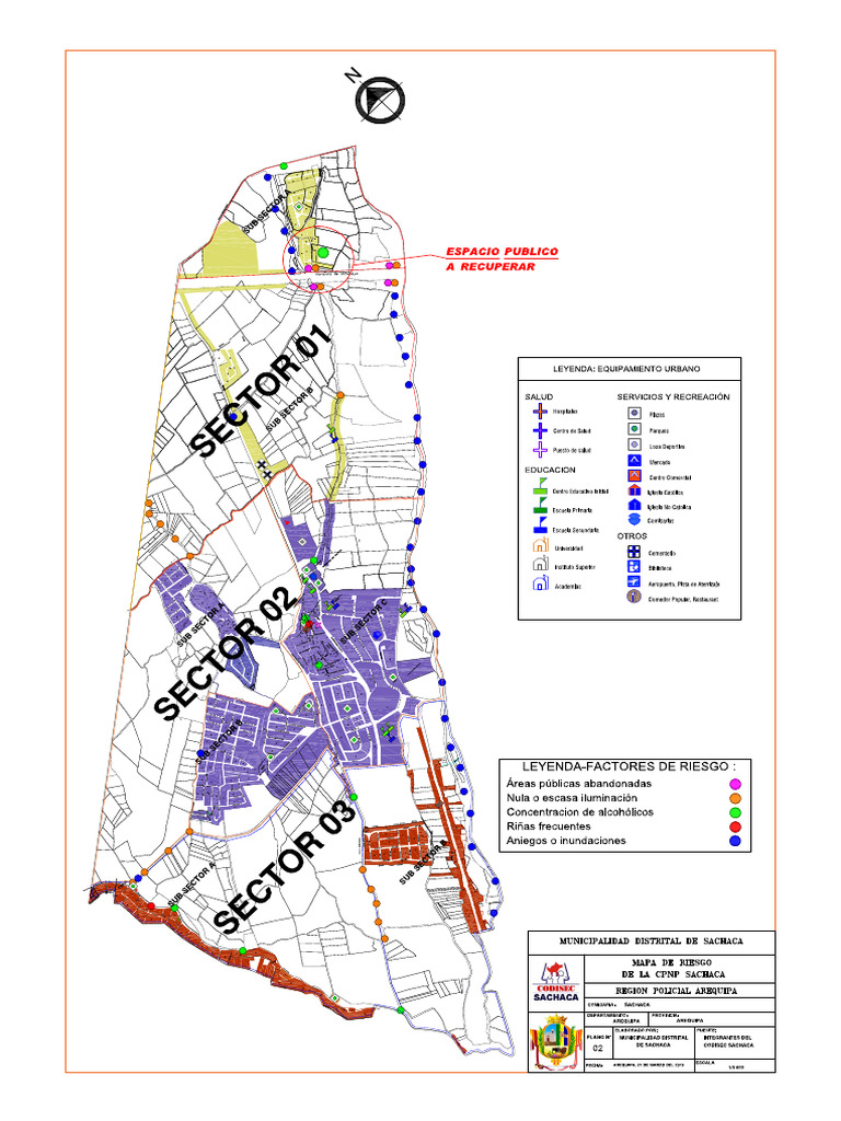 Sachaca - Mapa de Riesgo | PDF