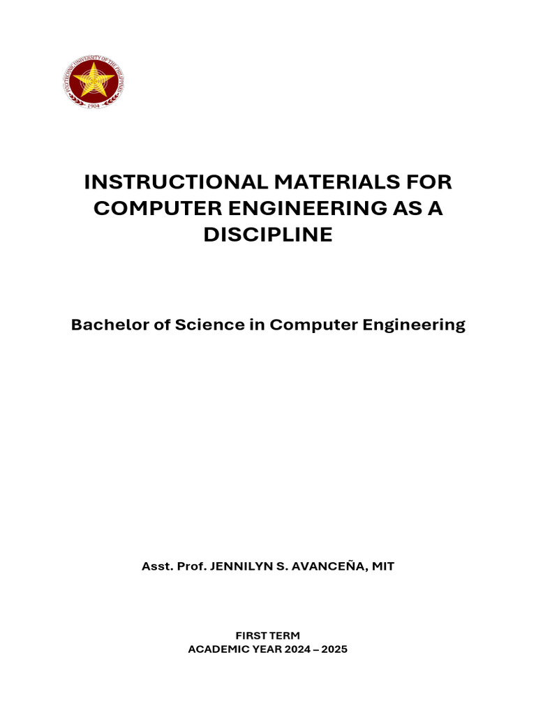 Im Cpe As A Discipline | PDF | Computing | Electrical Engineering
