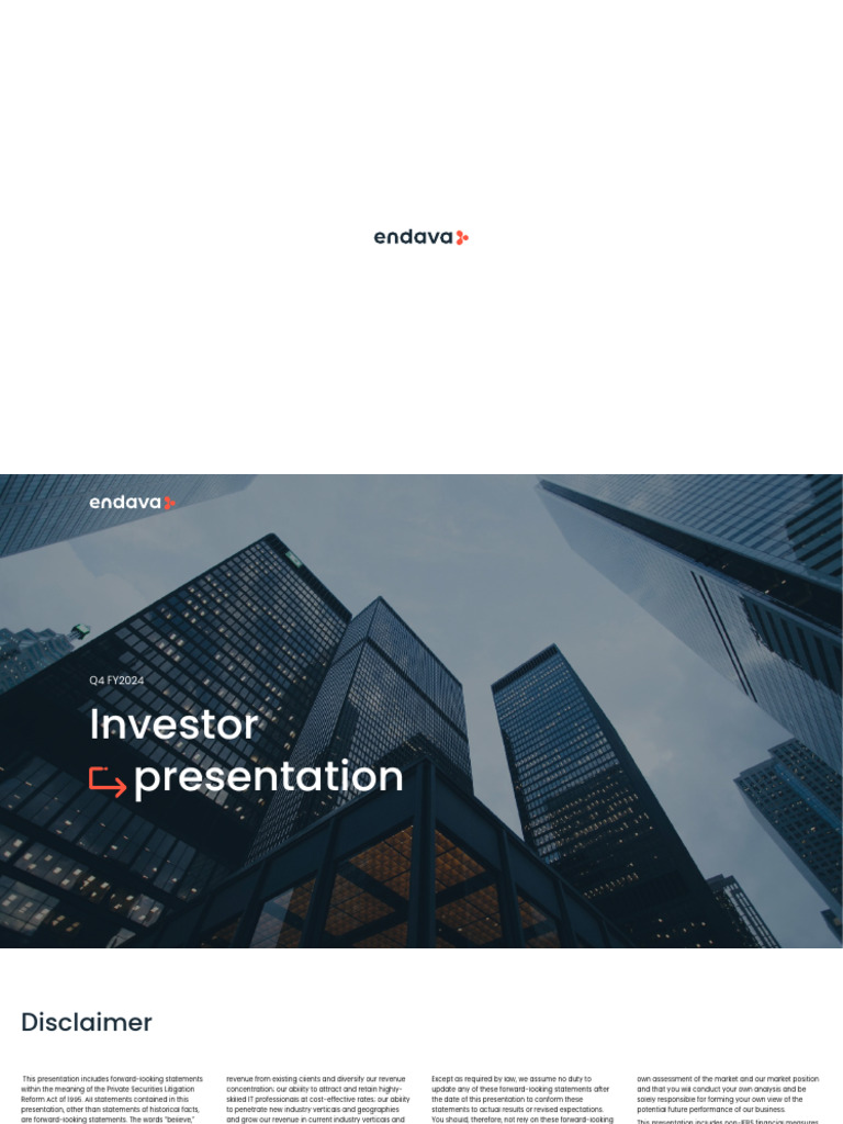 Earnings Presentation Q4FY24 | PDF | Risk | Taxes