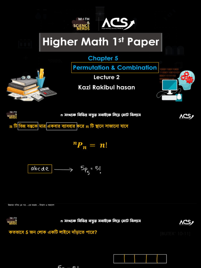 Permutation & Combination Note Class 2 | PDF