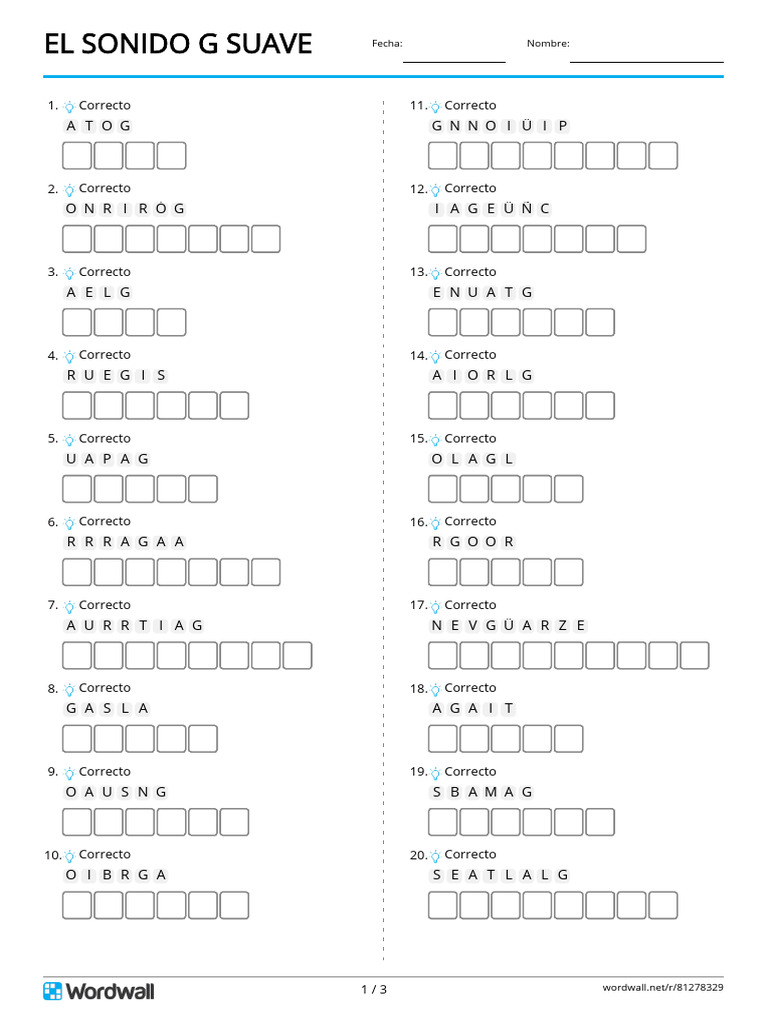 El Sonido G Suave Anagrama | PDF