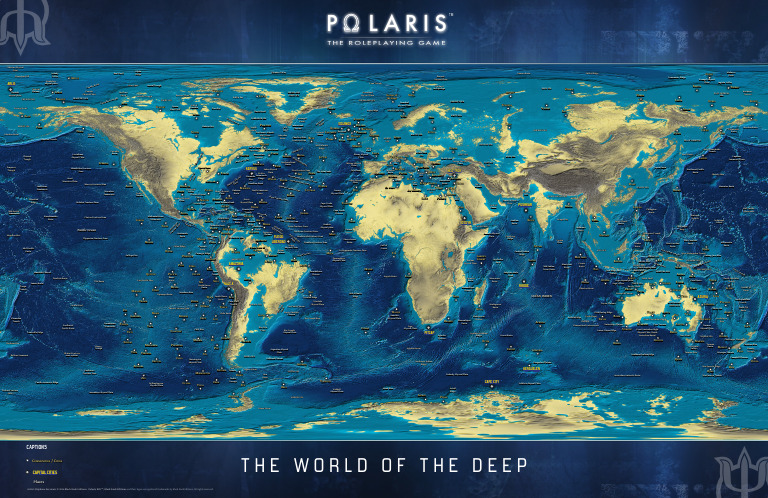 POLARIS - World of The Deep Poster Map | PDF | Atlantic Ocean | Tectonics