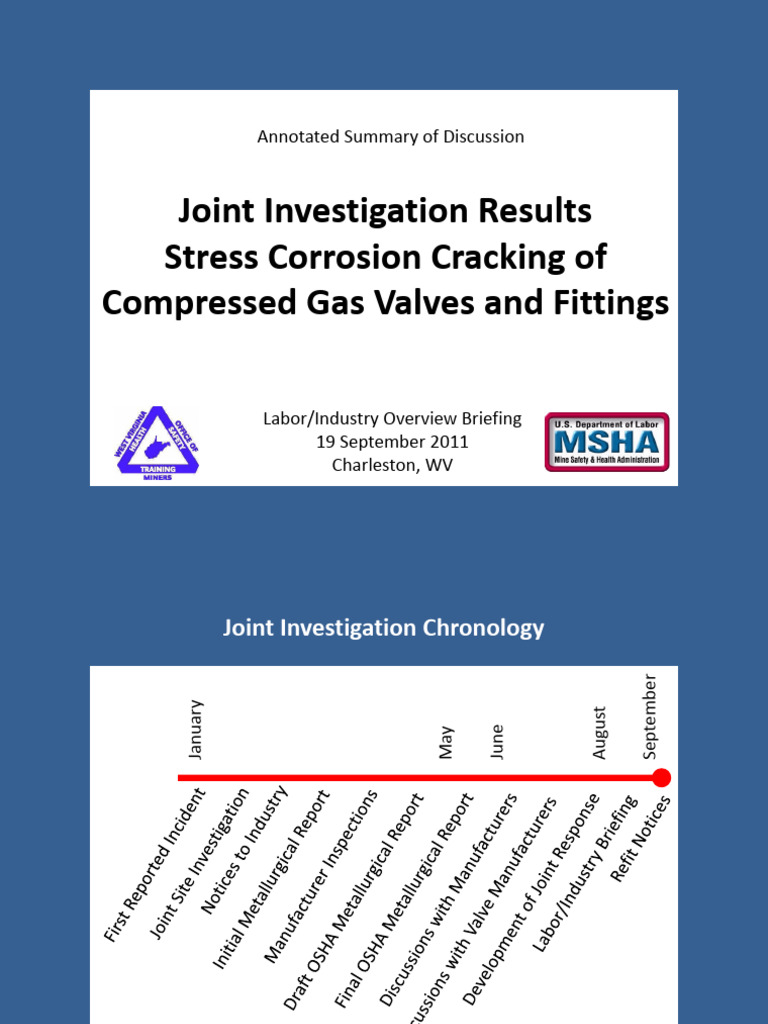 SCC - Presentation - 19sept2011 Stress Coorosion Cracking Valves | PDF ...
