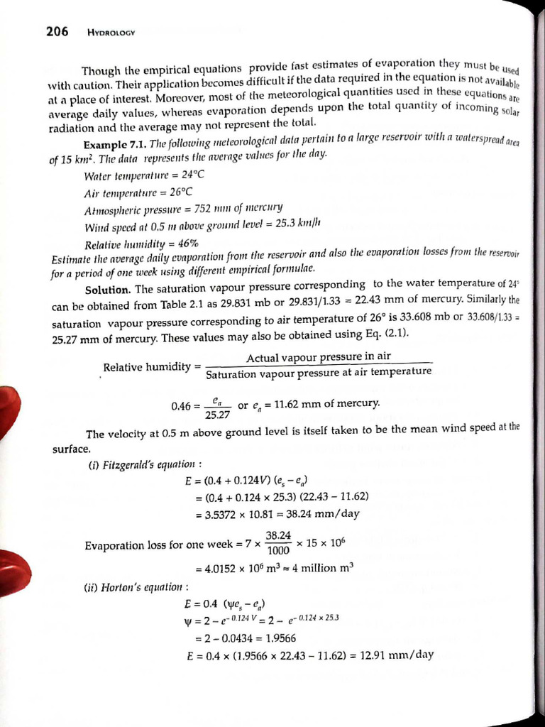 Evaporation Evapotranspiration and Infiltration | PDF