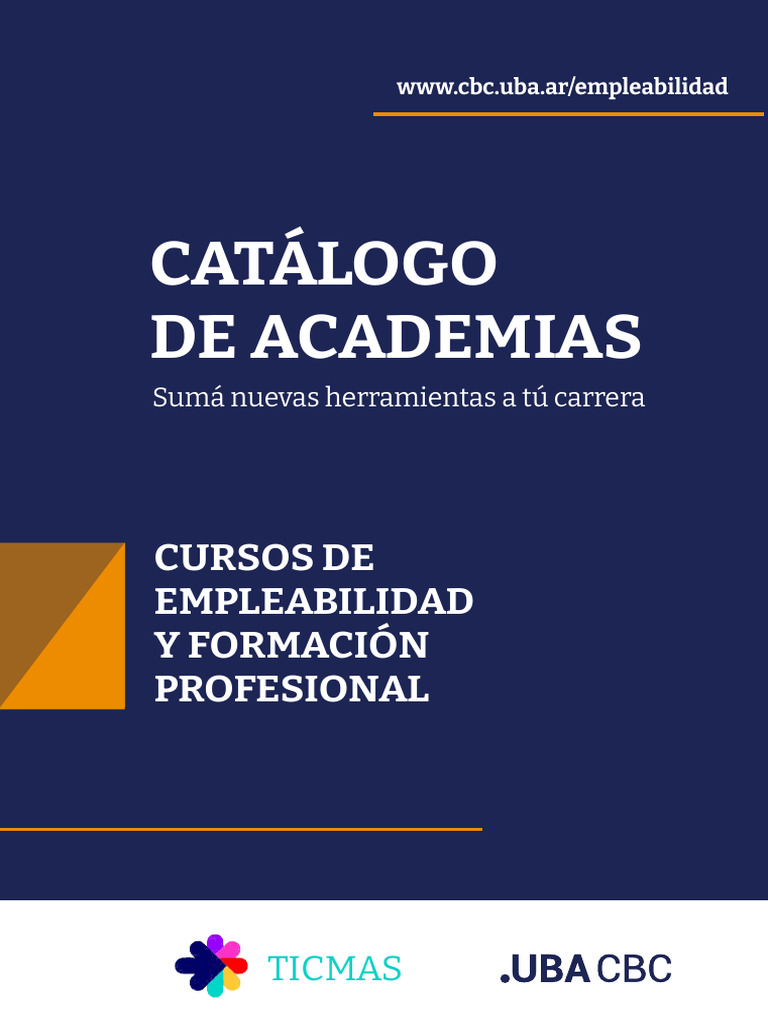 Catalogo Cursos Ticmas - CBC | PDF | Posicionamiento en buscadores | Inteligencia artificial