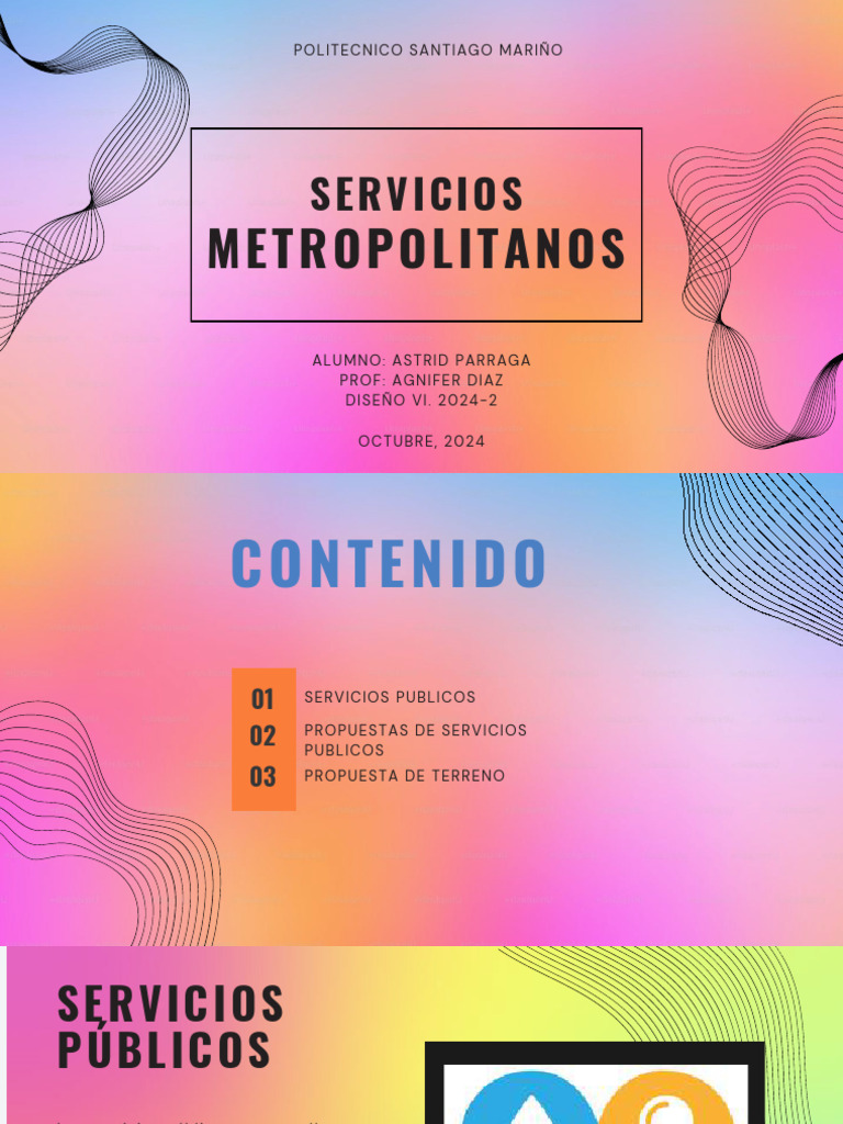 Los Servicios Publicos Presentacion Power Point Pdf Residuos