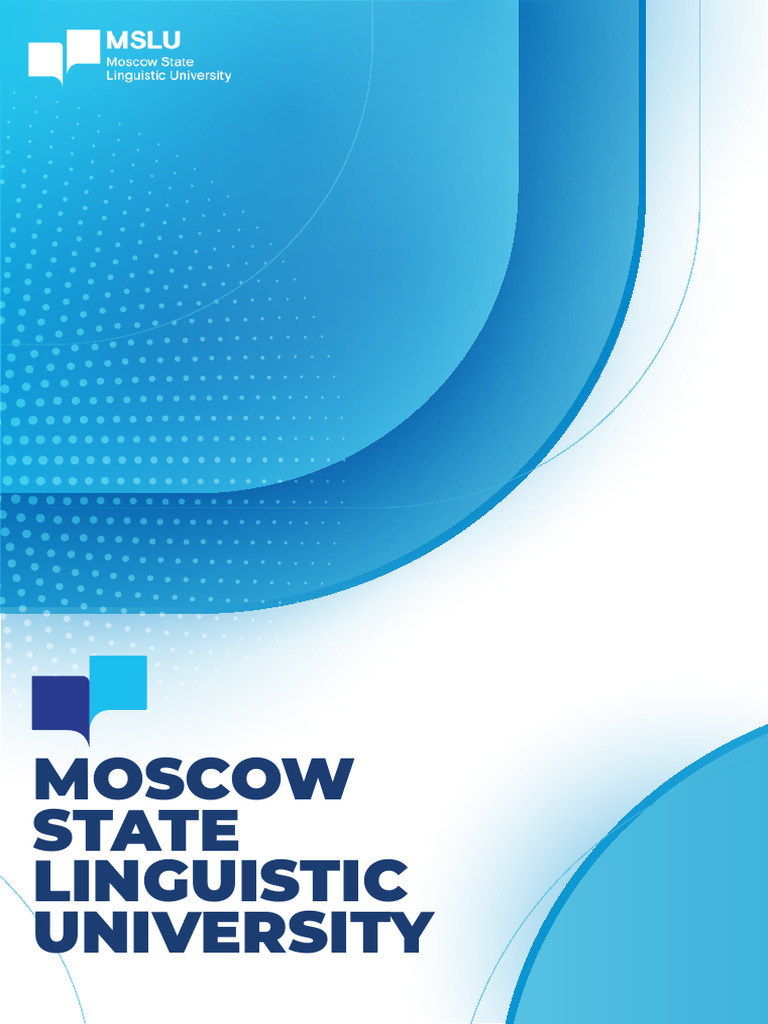 MSLU Info Brochure | PDF | University | Foreign Language