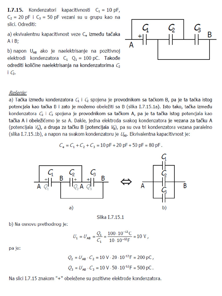 Elektrostatika Zadatak 10 | PDF
