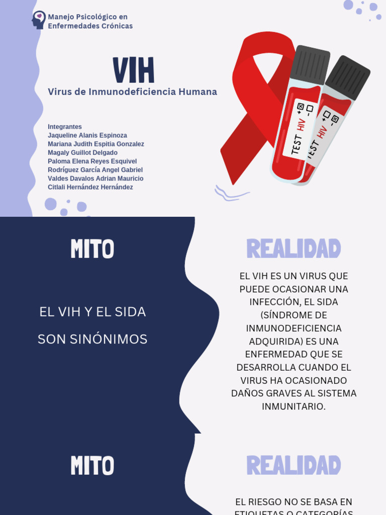 VIH: Transmisión y Mitos Comunes | PDF | VIH / SIDA | VIH