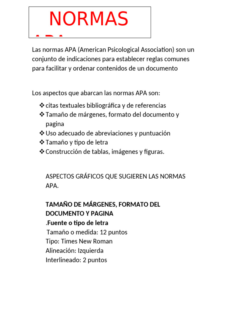 Guía de Formato APA: Márgenes y Estilo | PDF