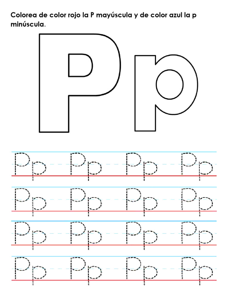 Actividades Letra P Semana 1 Pronalees Xochitl Cruz | PDF